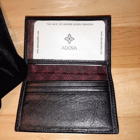 Adova | Bags | Adova Mens Leather Creditcash Holder | Poshmark